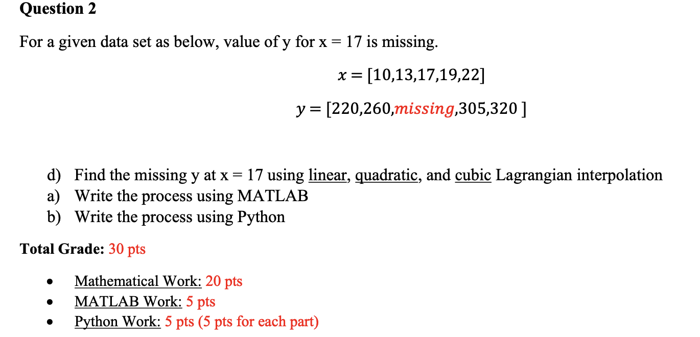 For A Given Data Set As Below Value Of Y For X 17 Is