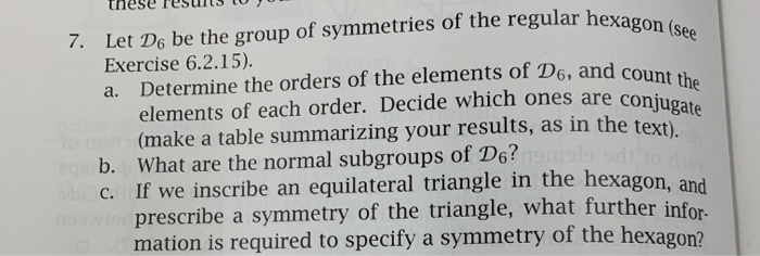 Solved (Teacher’s Note that D6 is what I would call D12... | Chegg.com