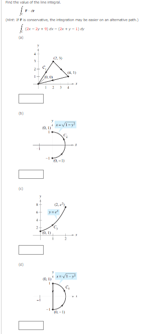 Solved Find the value of the line integral. ∫F⋅dr (Hint: If | Chegg.com