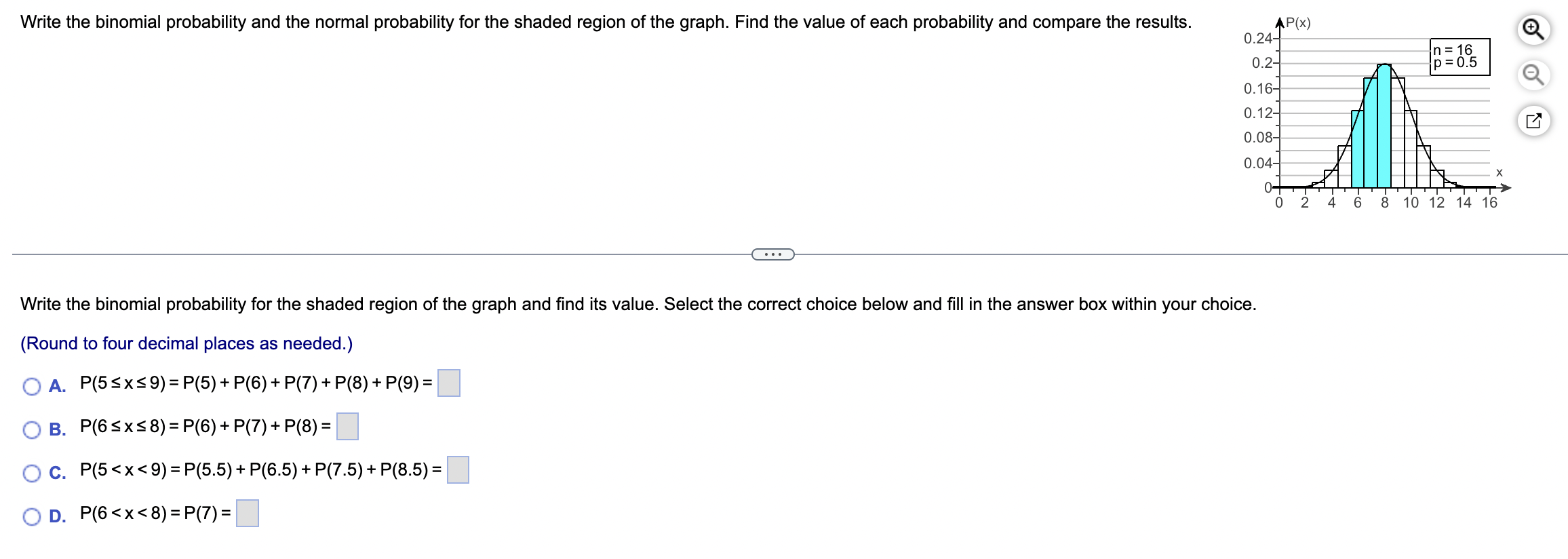 Solved b) write the normal probability for the shaded region | Chegg.com