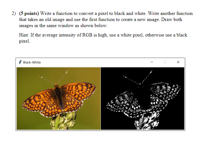Solved Use only cImage library. Write a function to convert | Chegg.com