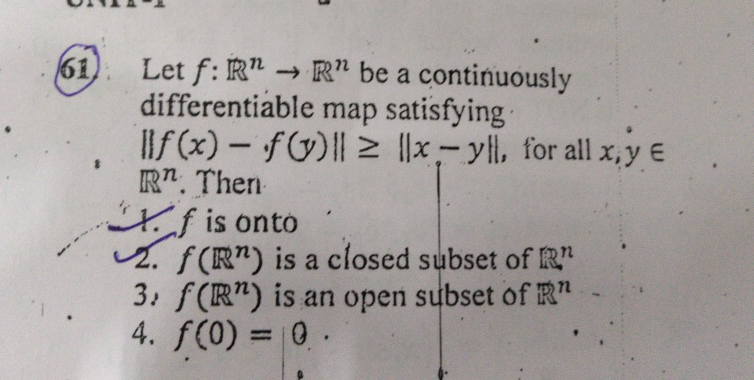 Solved 1 Let f: R R be a continuously differentiable map | Chegg.com