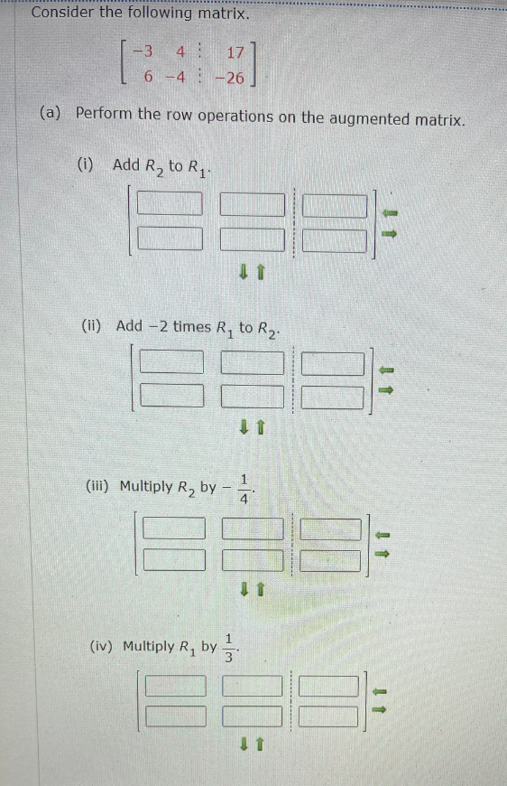 Solved a) b) write a corresponding system of linear | Chegg.com
