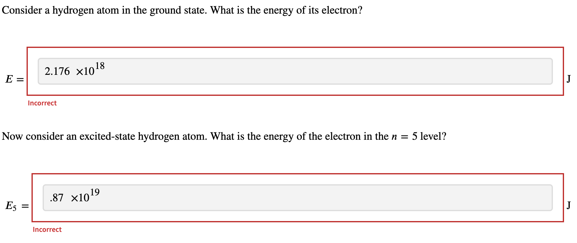 Solved Consider A Hydrogen Atom In The Ground State What Is