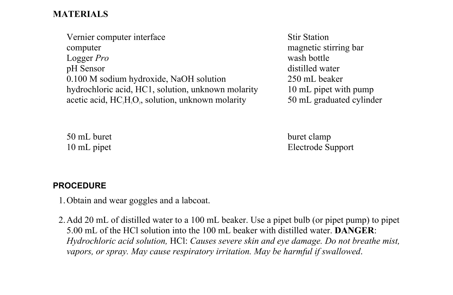 Solved 1. Calculate the molar amounts of NaOH used in | Chegg.com