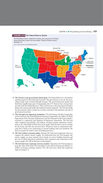 Solved 15-10. Take a look at the map of the locations of the | Chegg.com