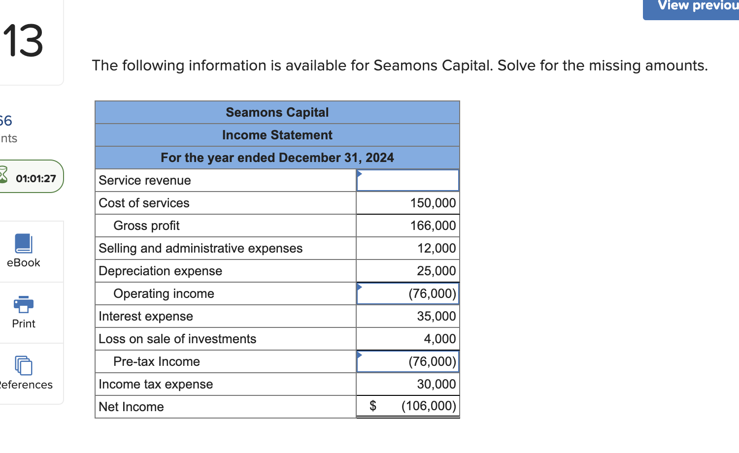 Solved The following information is available for Seamons | Chegg.com Solved The following information is available for Seamons | Chegg.com