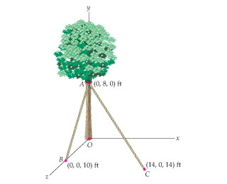 Solved The tension in cable AB is 116 lb . If you want the | Chegg.com