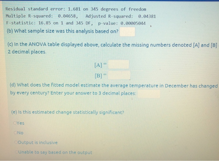 Solved The Central England Temperature data consist of | Chegg.com