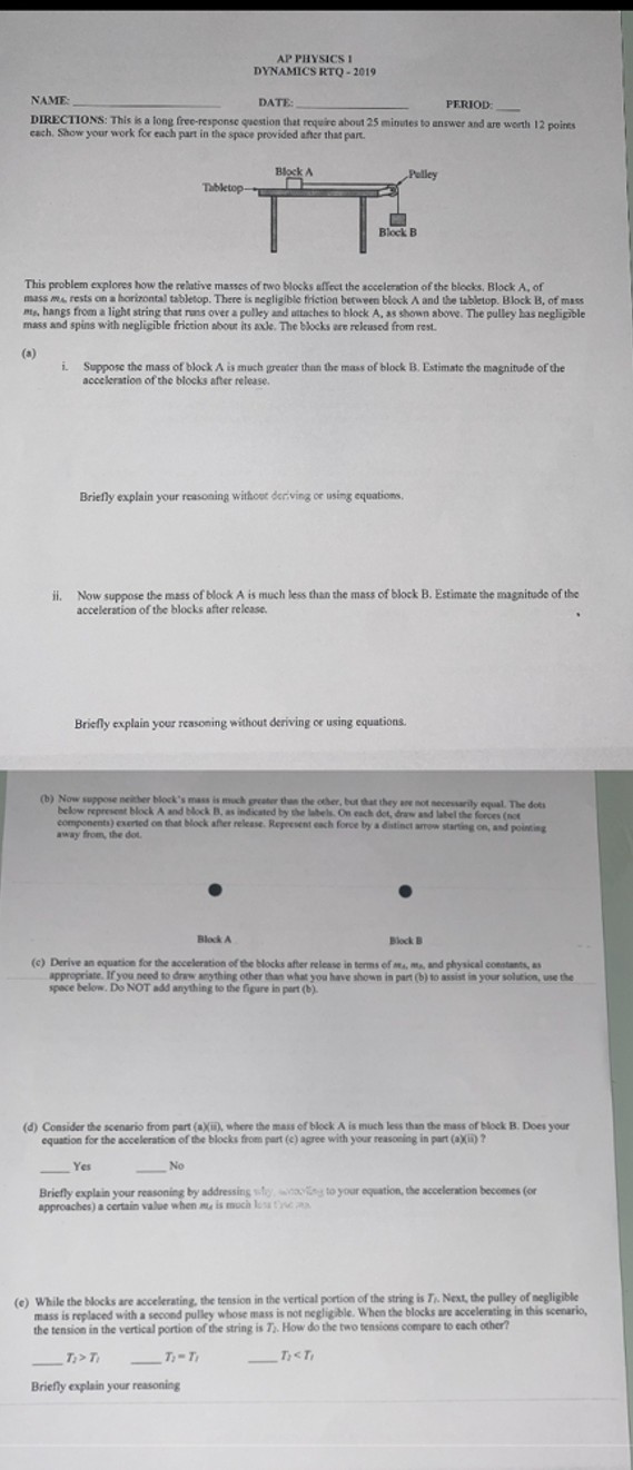 Solved This problem explores how the relative masses of two | Chegg.com