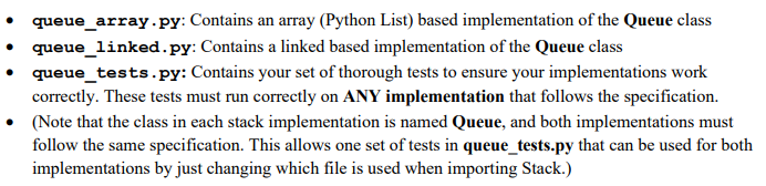 Solved For both Queue implementations: • Attempting to | Chegg.com