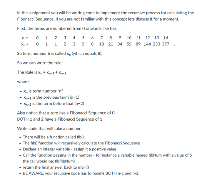 Solved Xn- + In this assignment you will be writing code to | Chegg.com