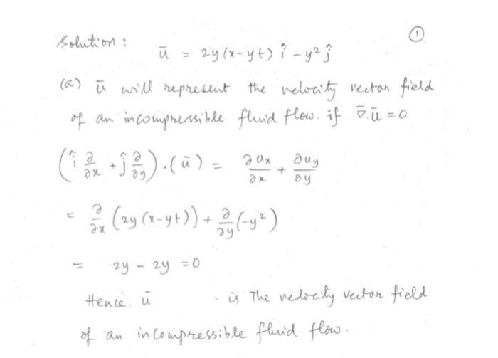 Solved Consider The Two Dimensional Vector Field A Show