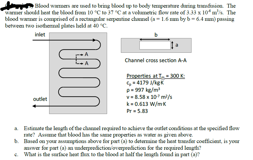 Blood warmers are used to bring blood up to body | Chegg.com