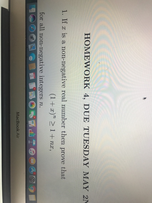 Solved If x is a non-negative real number then prove that | Chegg.com