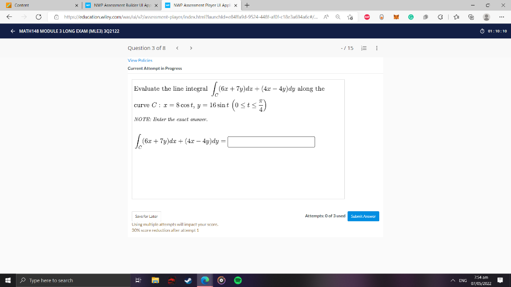 Content NWP Asesment Builder Ul Apex NWP Assessment | Chegg.com