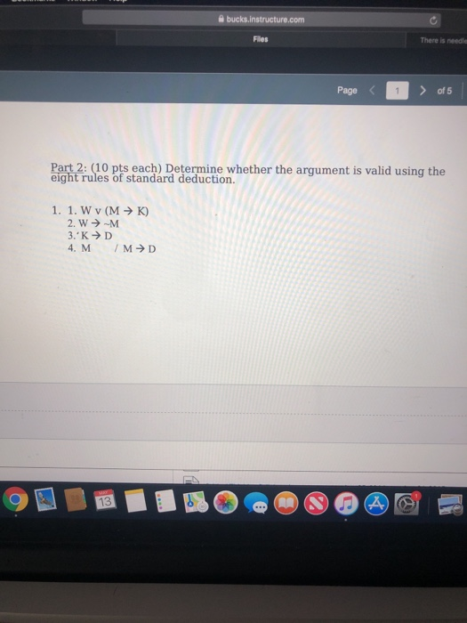 Solved bucks.instructure.com Files There is needle > of 5 | Chegg.com