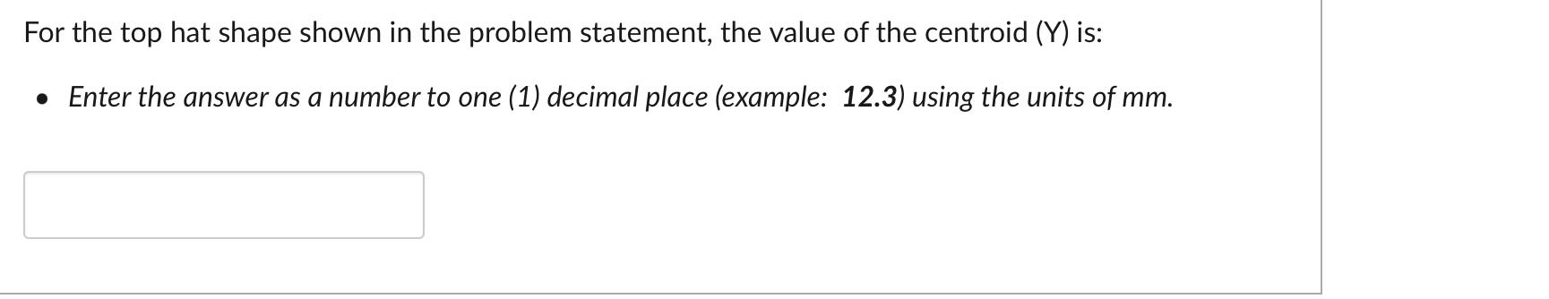 For parts (a) - (d), use the top hat shape shown in | Chegg.com