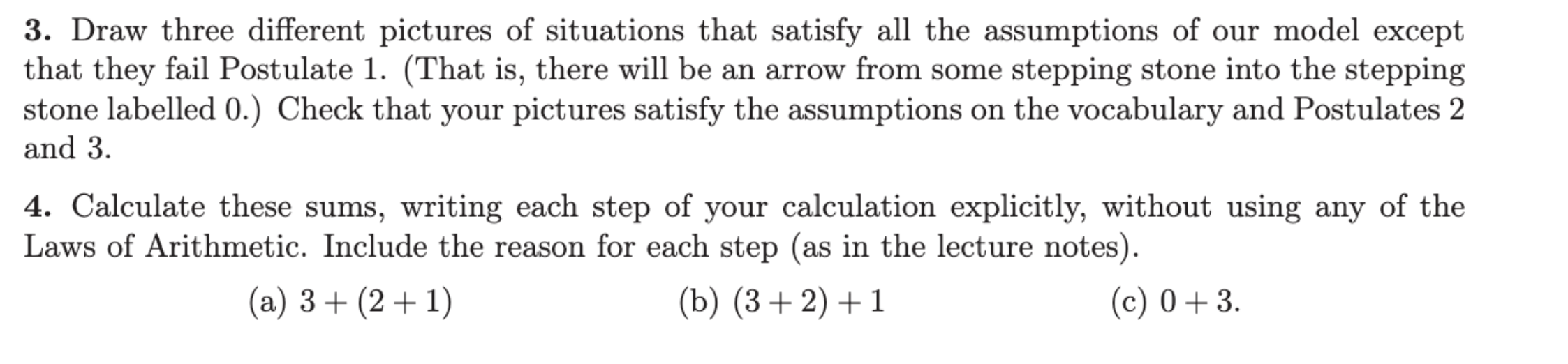 3. Draw three different pictures of situations that | Chegg.com