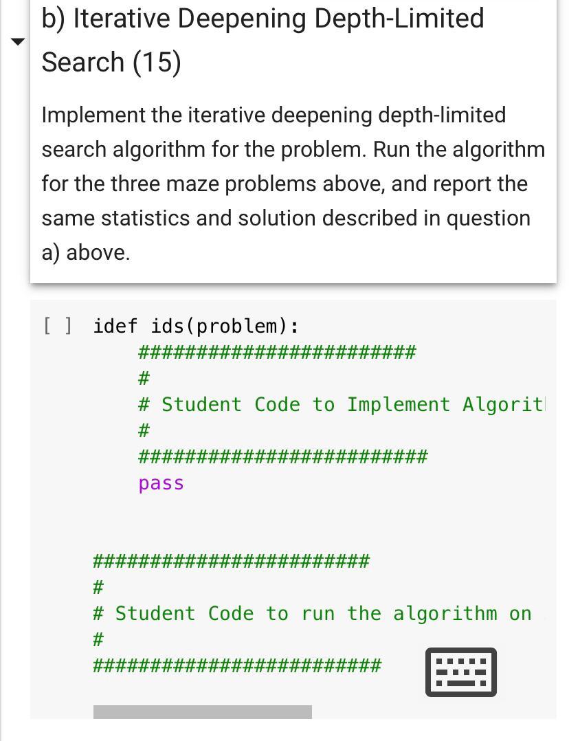 Solved Maze The mazes will be defined using a multi-line | Chegg.com