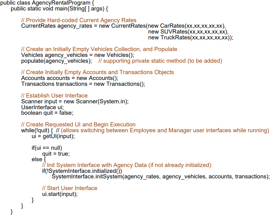 Solved Abstract Vehicle Class instance variables private | Chegg.com