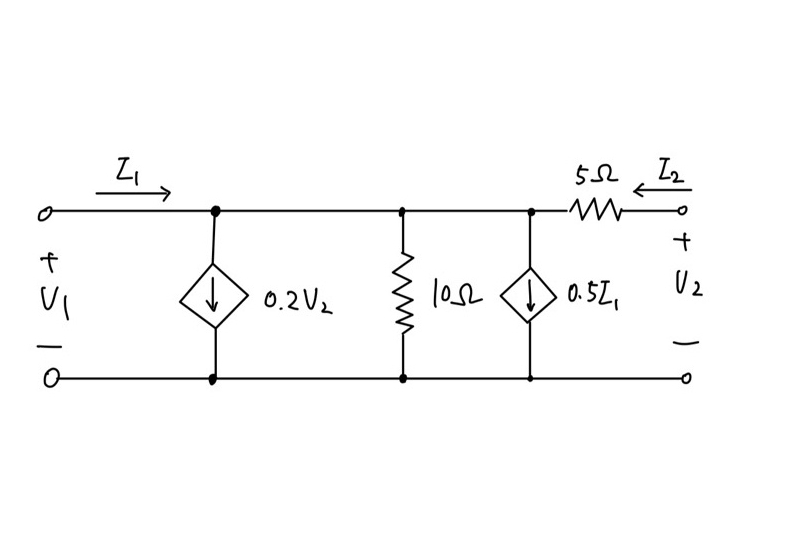 Solved Obtain y parameter in two-port network | Chegg.com