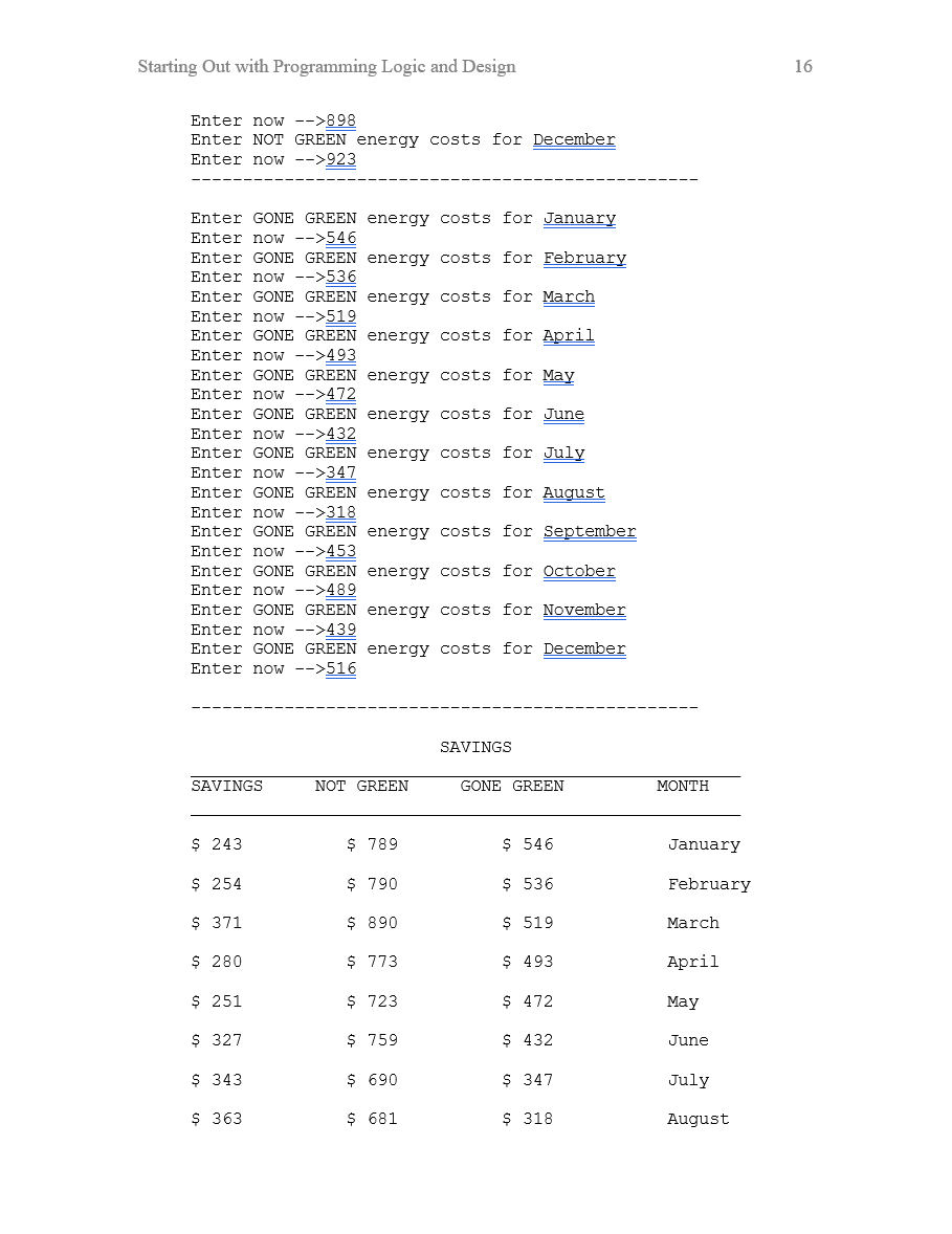 Solved Starting Out With Programming Logic And Design 15 Lab 8650