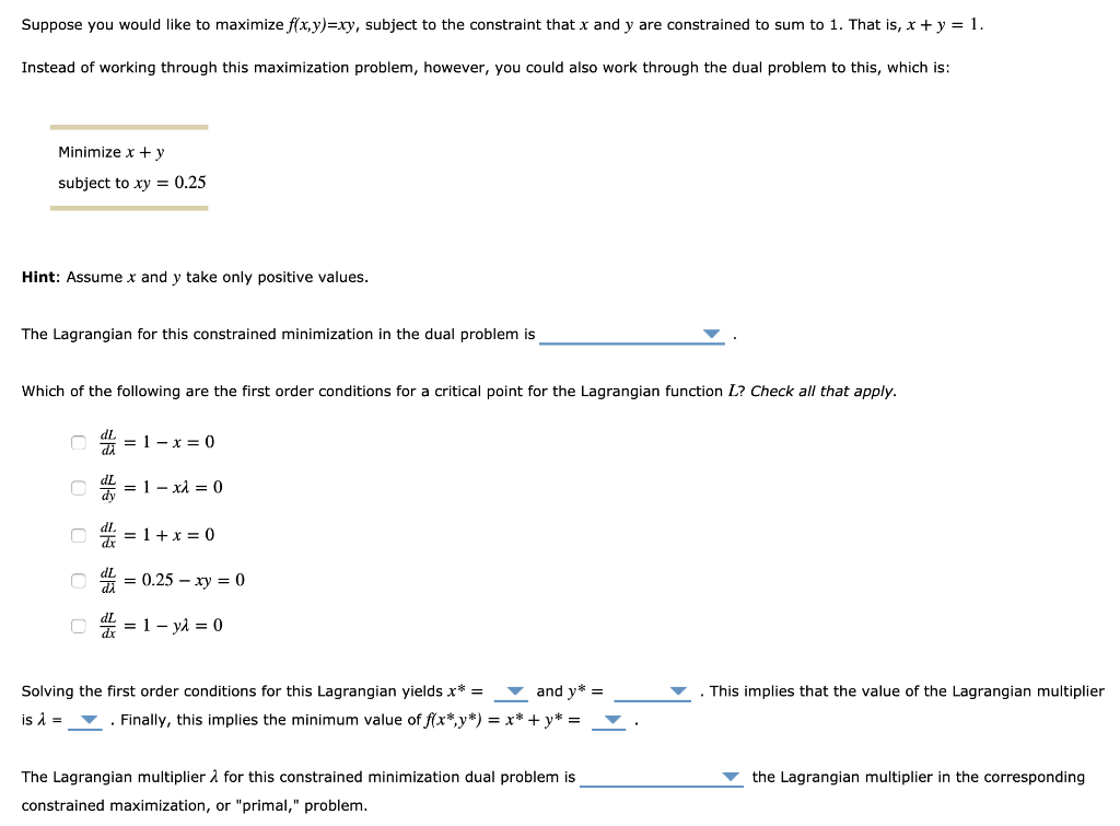 Solved Suppose you would like to maximize f(x,y)=xy, subject | Chegg.com