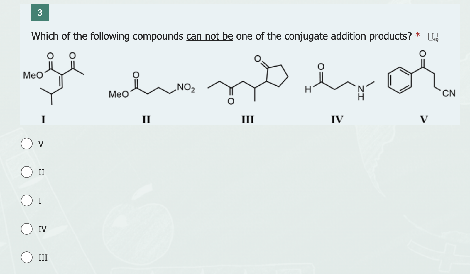 Solved Which of the following esters below are suitable for | Chegg.com