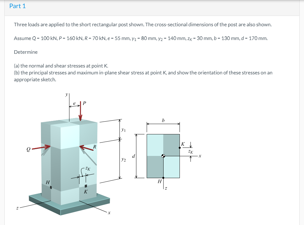 Solved Answers: A= (103) mm2 Ix = i (106) mm 12= (109) mm | Chegg.com
