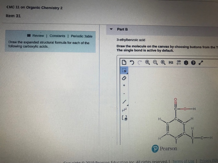 Solved Review I Constants I Periodic Table Draw the expanded | Chegg.com