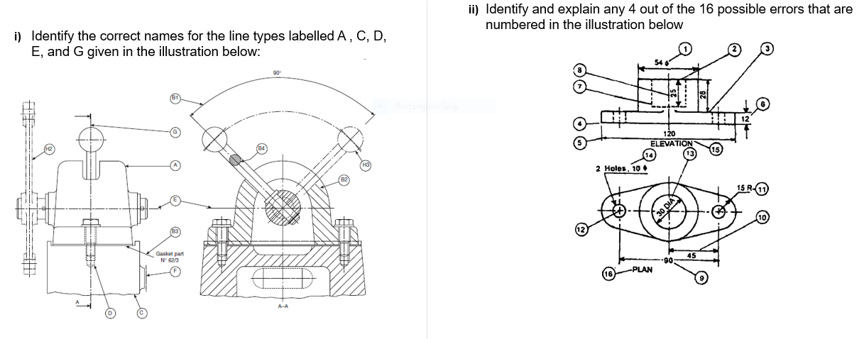 Solved ii) Identify and explain any 4 out of the 16 possible | Chegg.com