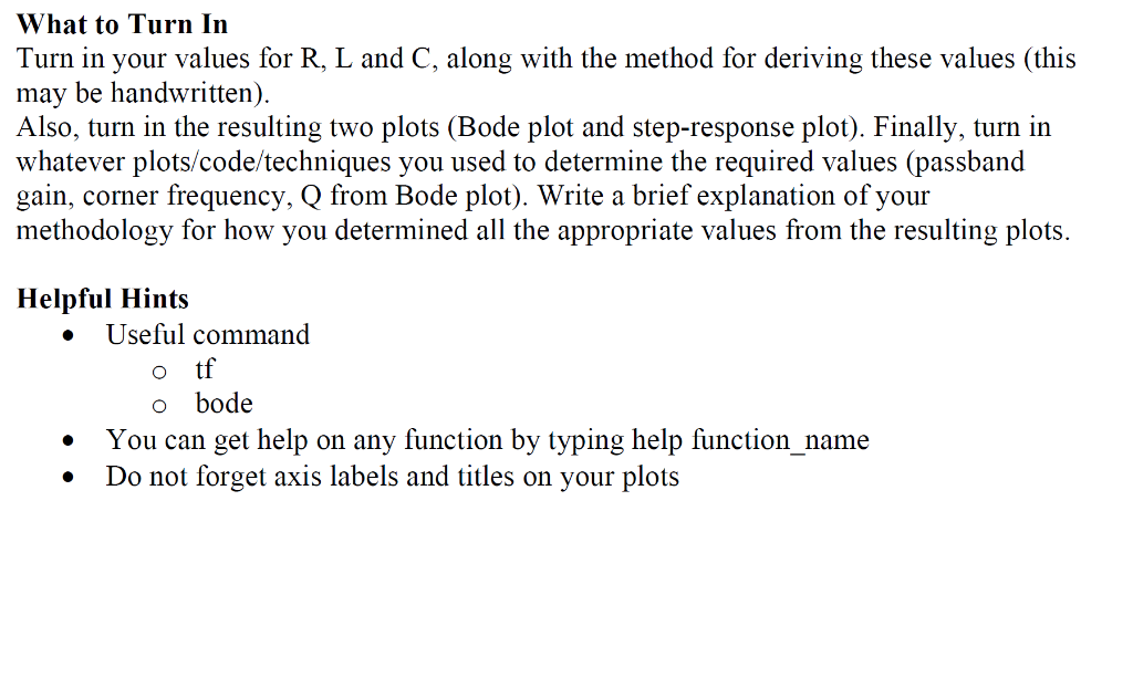 Solved You are to design a continuous-time, second-order, | Chegg.com