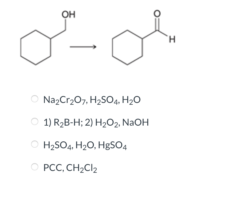 Solved Na2Cr2O7,H2SO4,H2O 1) R2 B−H; 2) H2O2,NaOH | Chegg.com
