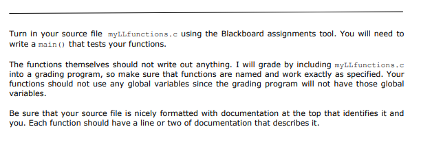 Solved CS 153 - Program 9 - Additional Linked List Functions | Chegg.com