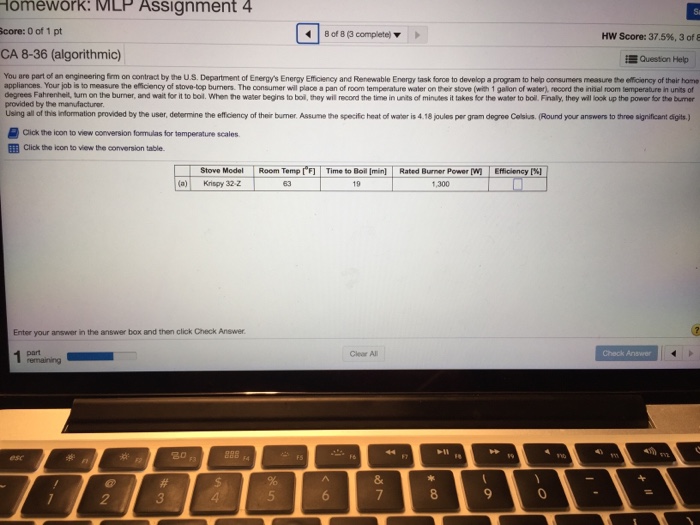 Solved Homework: MLP Assignment 4 core: 0 of 1 pt 80f 8 (3 | Chegg.com