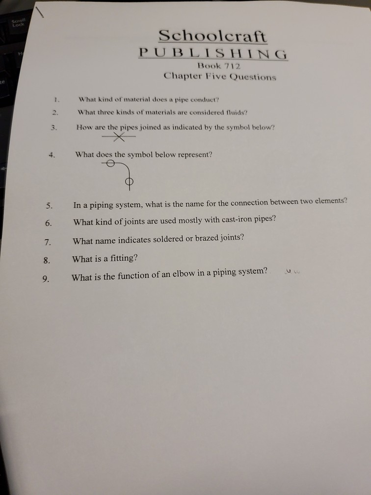 Solved Schoolcraft PUBLISHING Book 712 Chapter Five | Chegg.com