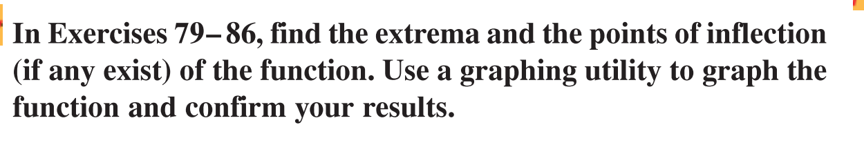Solved In Exercises 79-86, find the extrema and the points | Chegg.com