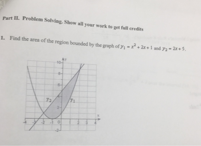 Solved Part II. Problem Solving. Show all your work to get | Chegg.com