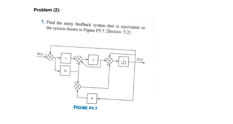 Solved Solve problem 2 using both Block Diagram | Chegg.com