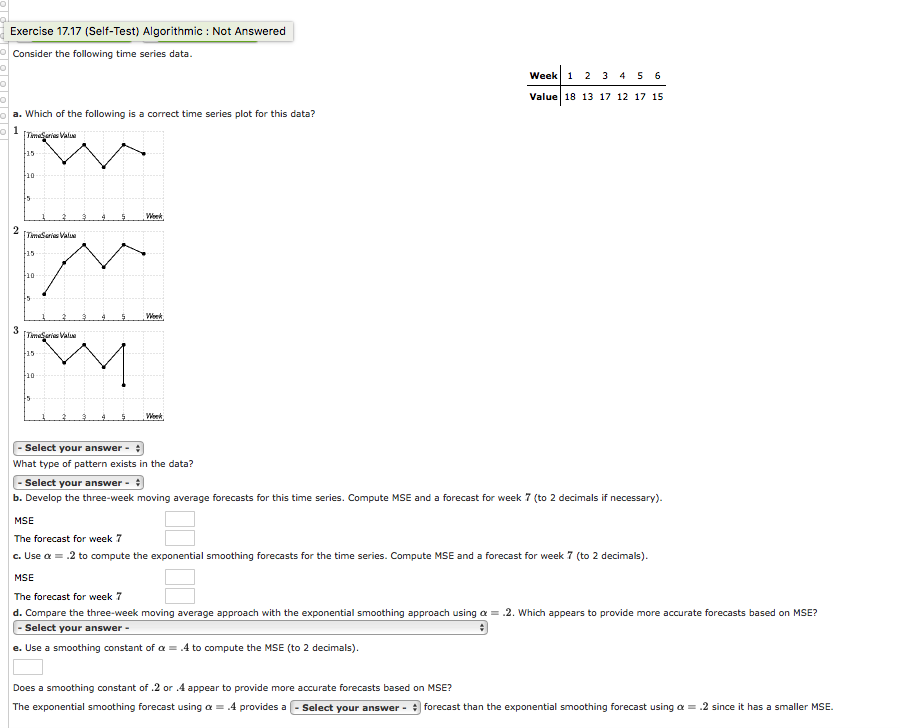 Solved Exercise 17.17 (Self-Test) Algorithmic : Not Answered | Chegg.com