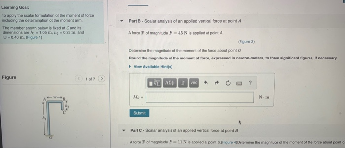 Solved Learning Goal: To apply the scalar formulation of the | Chegg.com