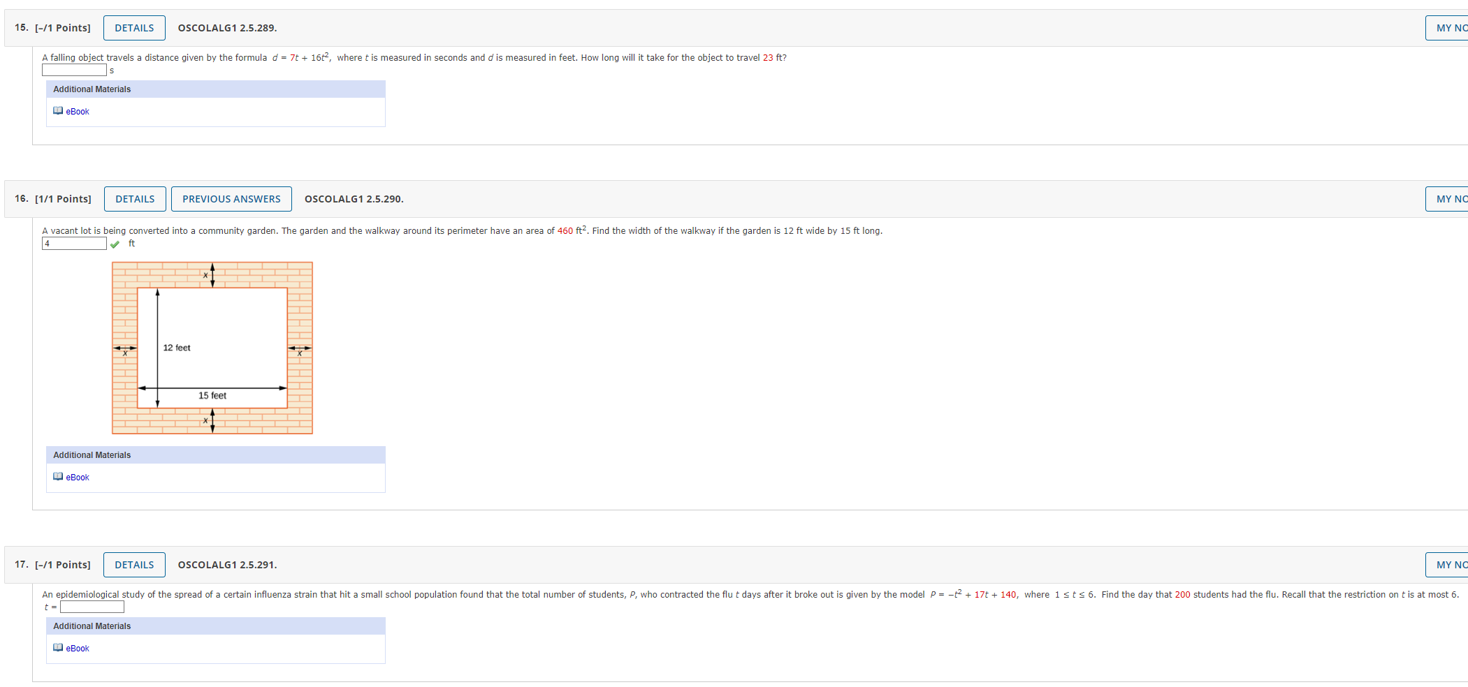 Solved Additional Materials EG eBook | Chegg.com