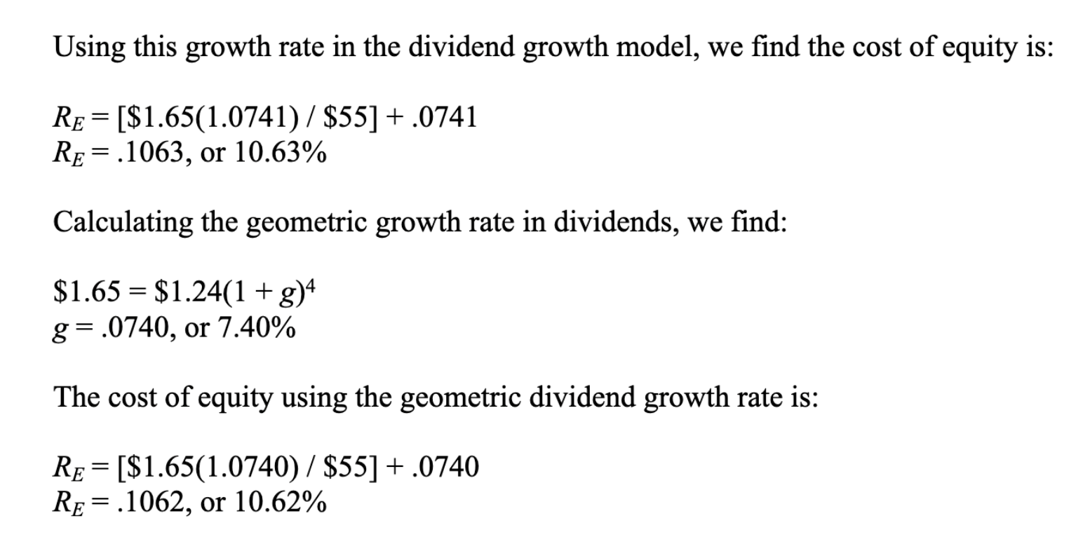 Solved Estimating the DCF Growth Rate. Suppose Hornsby Ltd. | Chegg.com