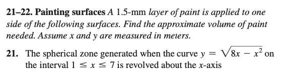 Solved 21-22. Painting surfaces A1.5−mm layer of paint is | Chegg.com