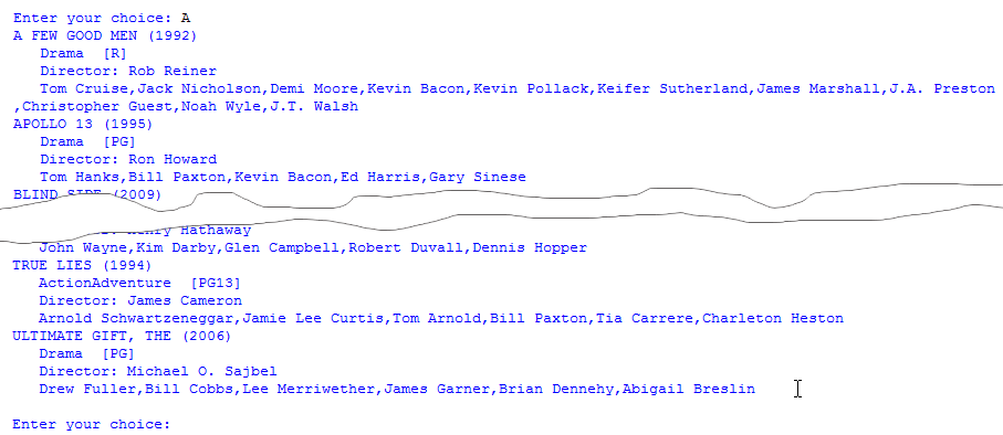 Solved Create a Python program that reads movie data from a | Chegg.com