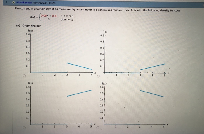 Solved 1 S 11666 Points 4e001 The Current In A Certain 