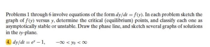 Solved Problems 1 through 6 involve equations of the form | Chegg.com