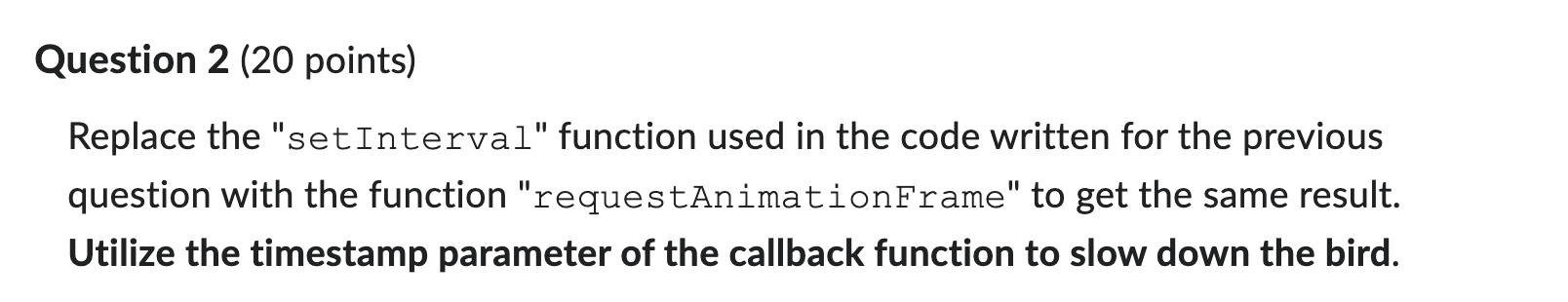 Solved Use the image "flappy-bird2. png" attached to this | Chegg.com