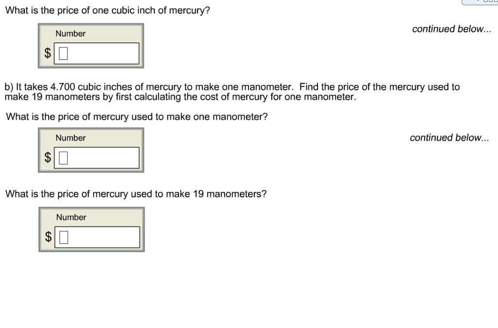 Solved A 76.00-pound flask of mercury costs $154.50. The | Chegg.com